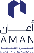 "Aman - Your Property Destination." "أمان - للعقار عنوان"